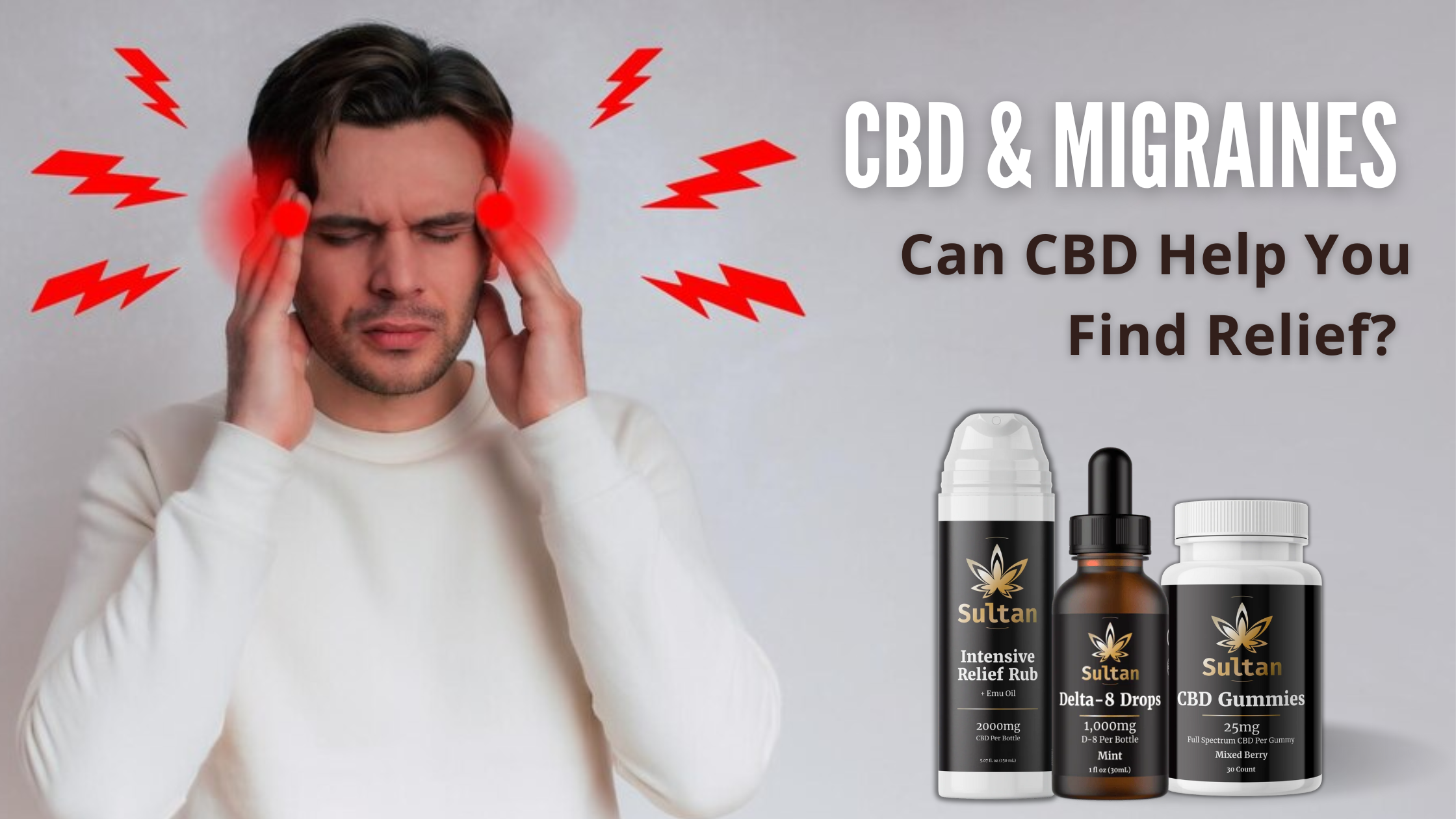 How CBD Can Help You Ease Migraine? – Sultan